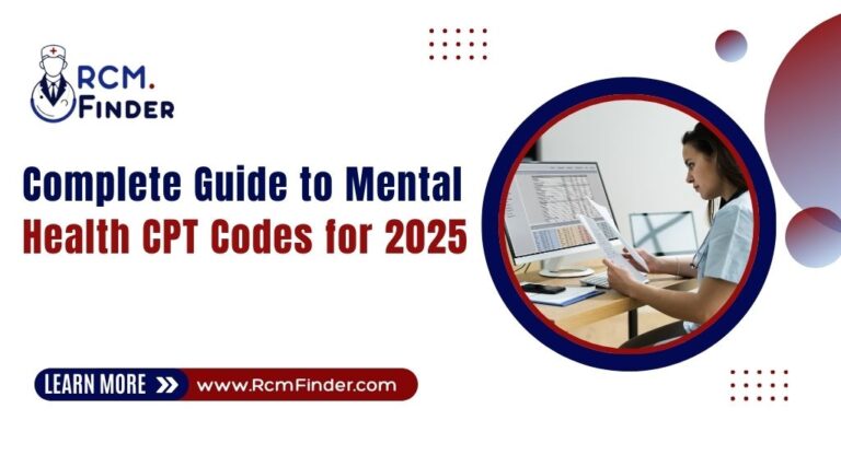 Mental Health CPT Codes Guide 2025 | RCM Finder